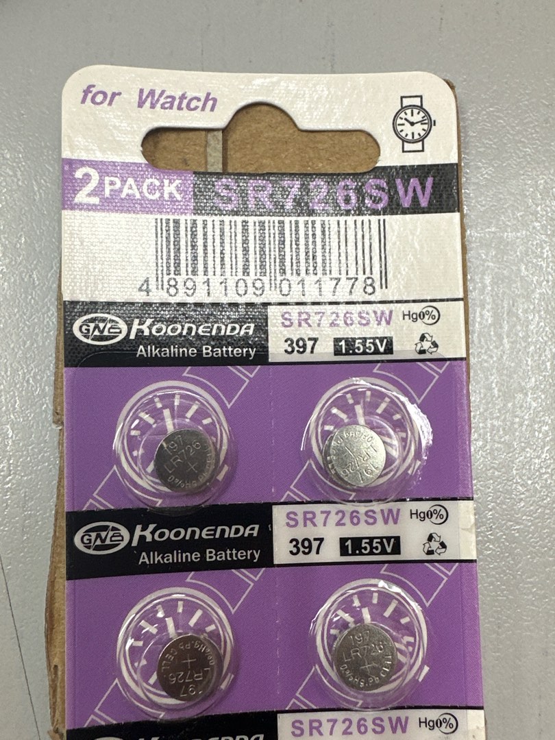 Watch Battery LR726, Photography, Photography Accessories, Batteries ...