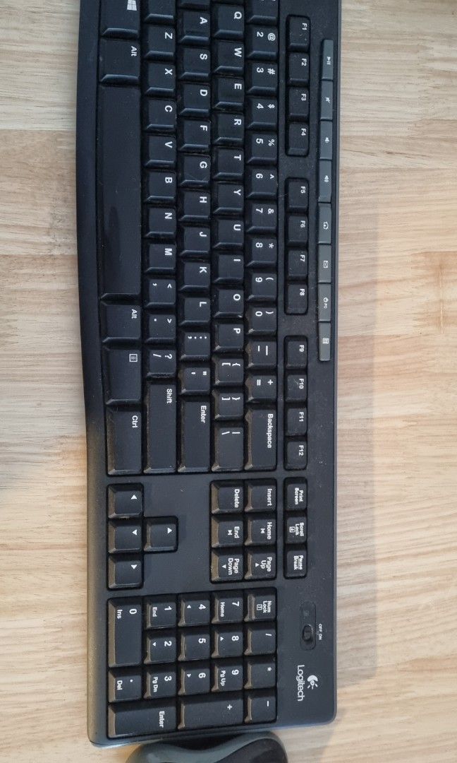 Wireless Logitec Keyboard And Mouse Computers And Tech Parts And Accessories Computer Keyboard On