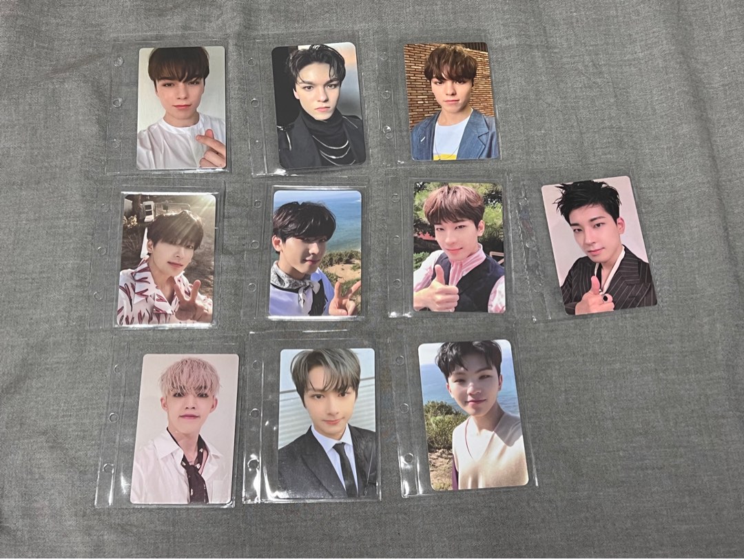 WTS SEVENTEEN PHOTOCARDS OFFICIAL SVT HENGGARAE AN ODE VERNON WONWOO ...