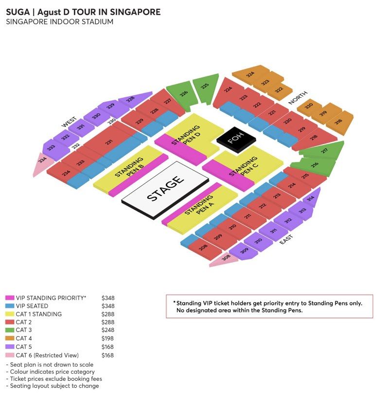 WTT - DAY 1 AGUST D TOUR IN SINGAPORE, Tickets & Vouchers, Event ...