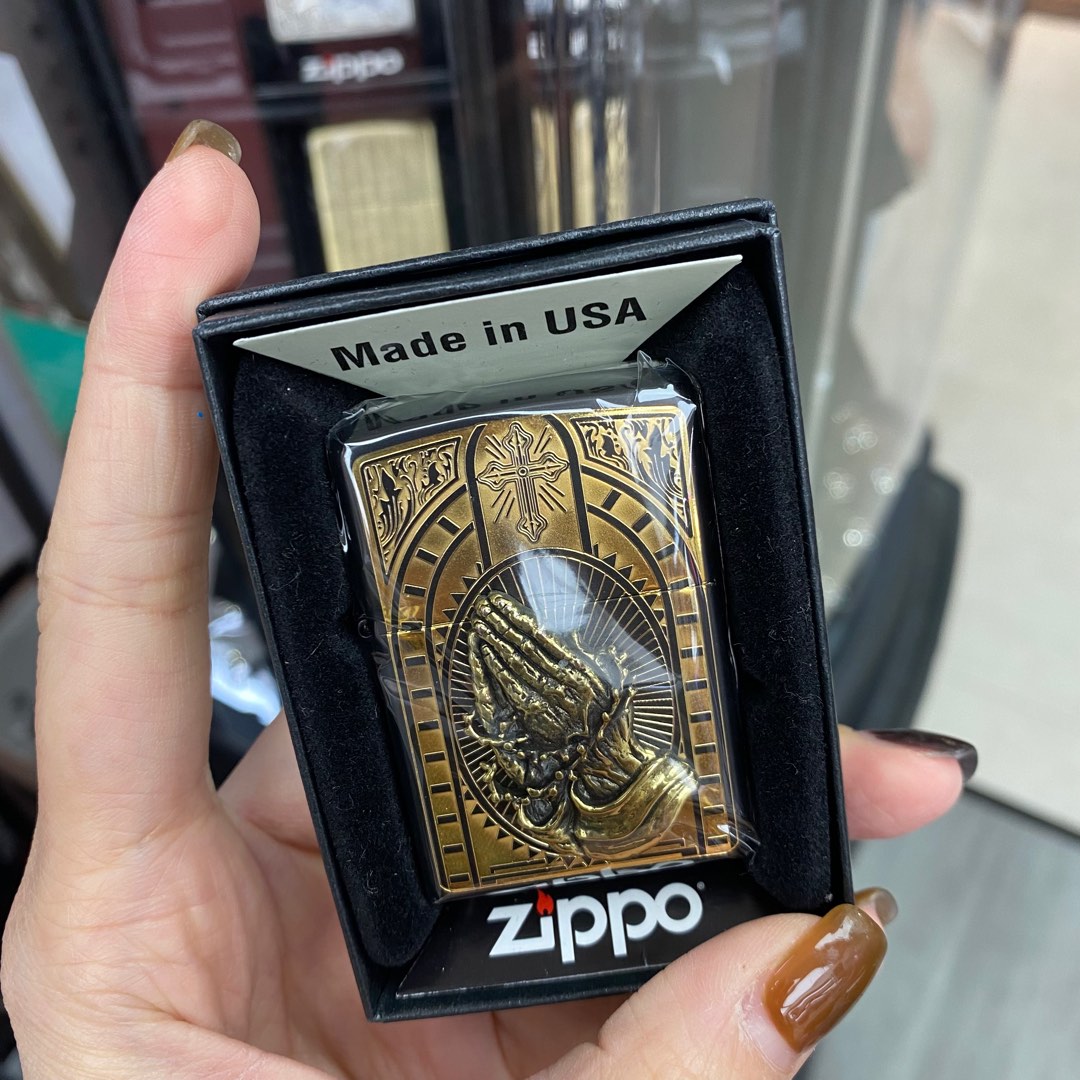 Zippo [Za-5-16a]信仰祈禱防風 打火機, 其他, 其他 - Carousell