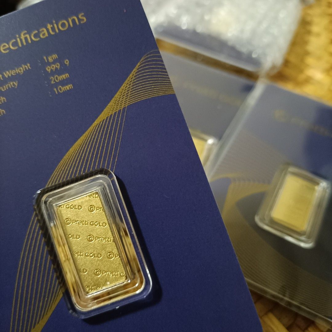 1gram gold bar, Hobbies & Toys, Memorabilia & Collectibles, Currency on Carousell