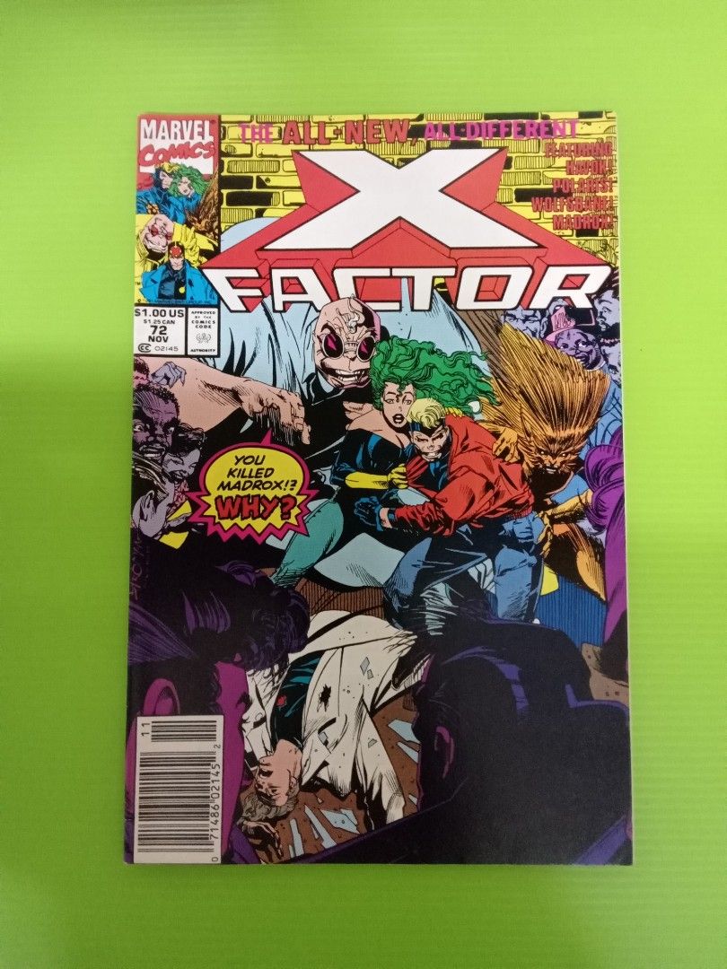 1st app Ricochet ( Supervillain, Mutant ) X-Factor #72 ( Larry Stroman ...