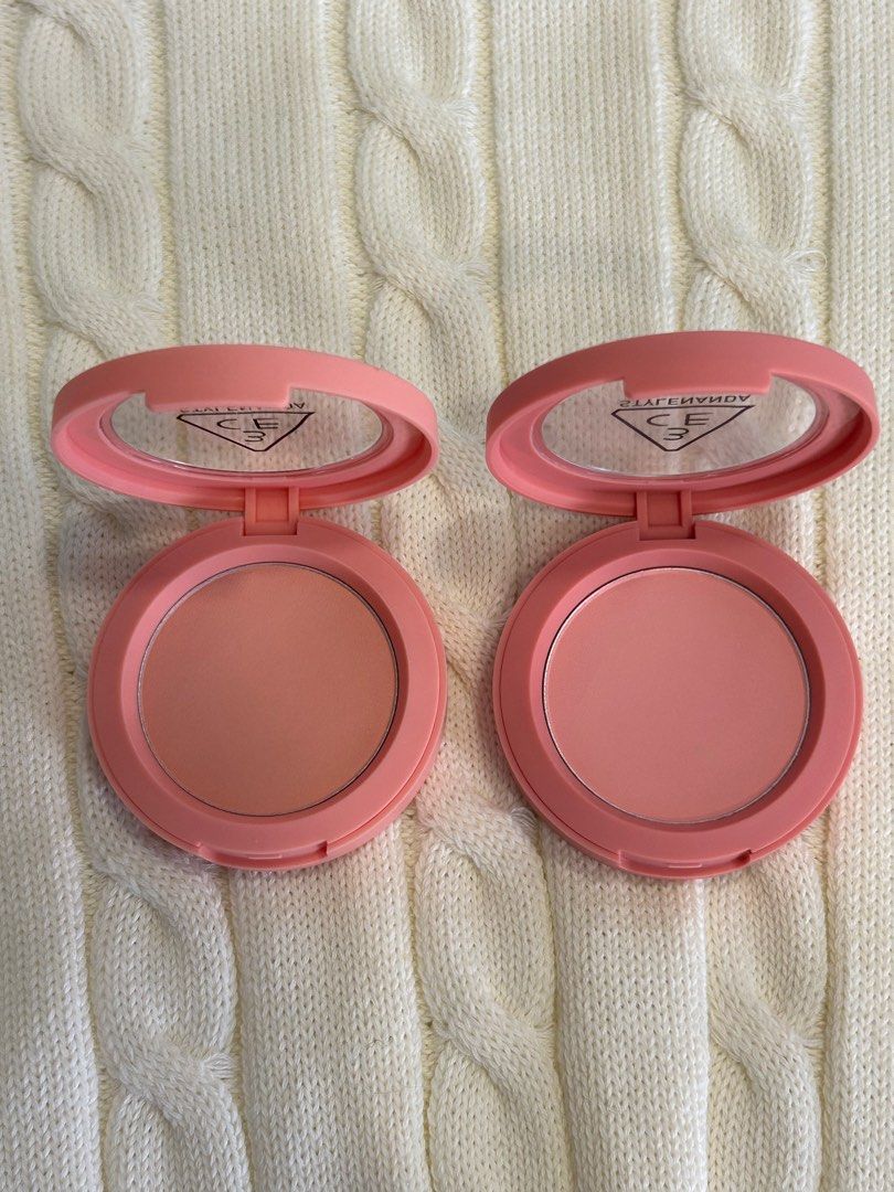 3ce face blush in pure cake and delectable, Beauty & Personal Care ...
