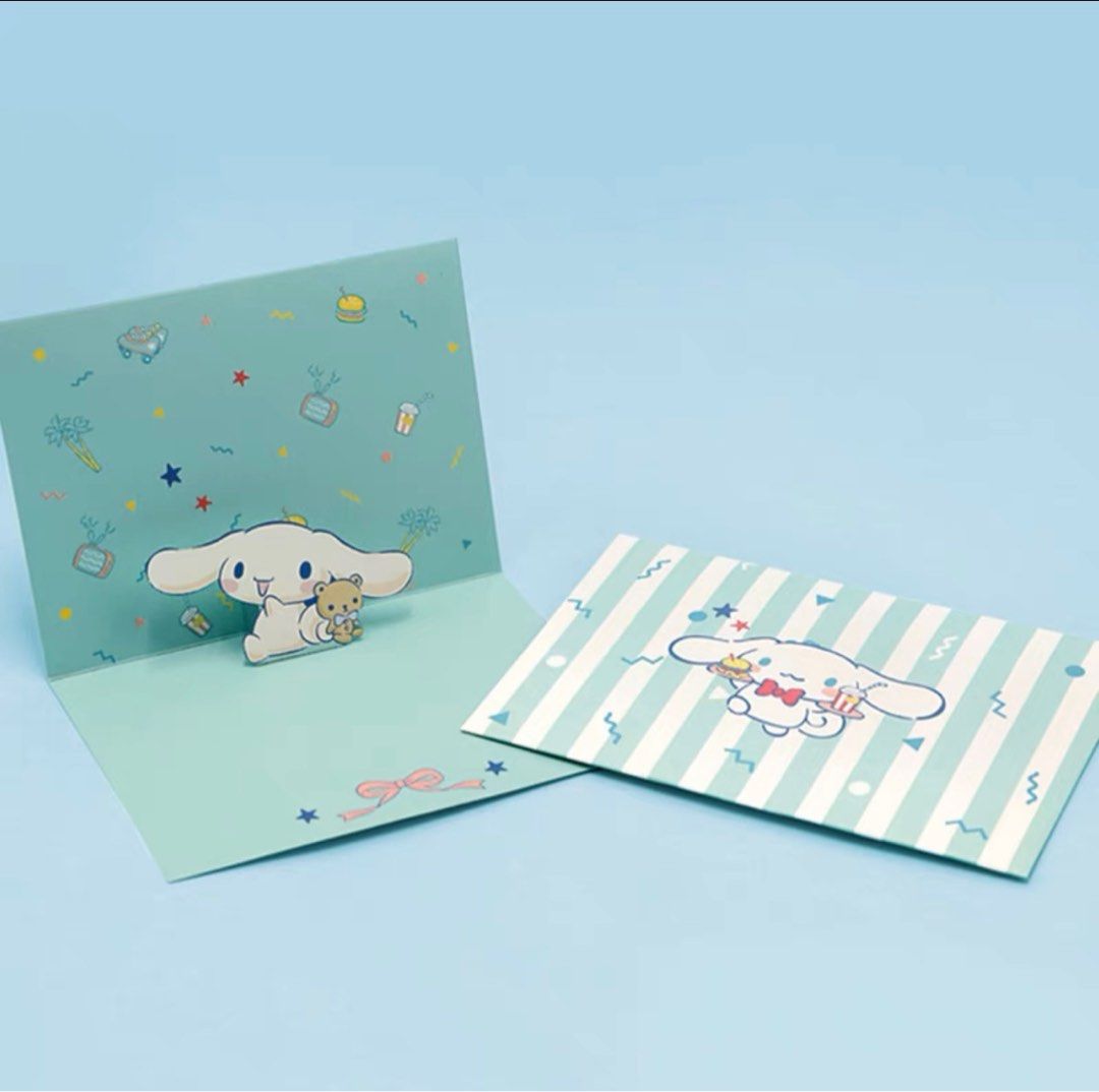 3D Pop up Sanrio greeting card / Hello Kitty card / My Melody / Kuromi ...