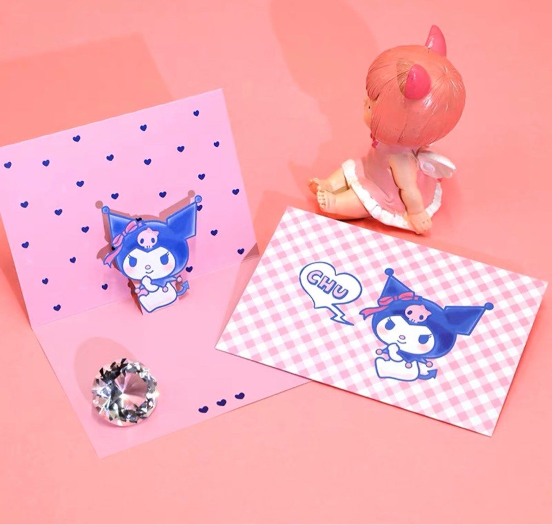 3D Pop up Sanrio greeting card / Hello Kitty card / My Melody / Kuromi ...
