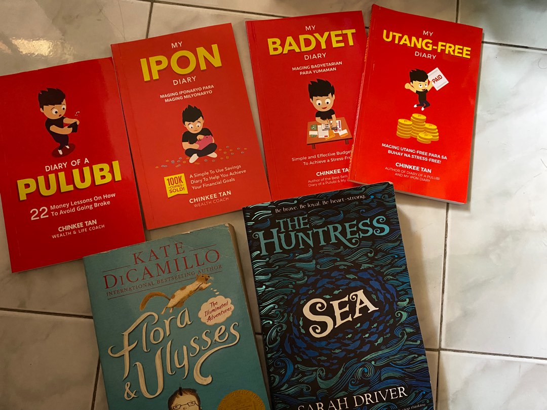 6 books - Chinkee tan diaries (pulubi,ipon,badyet,utang free) plus 2 fiction books on Carousell