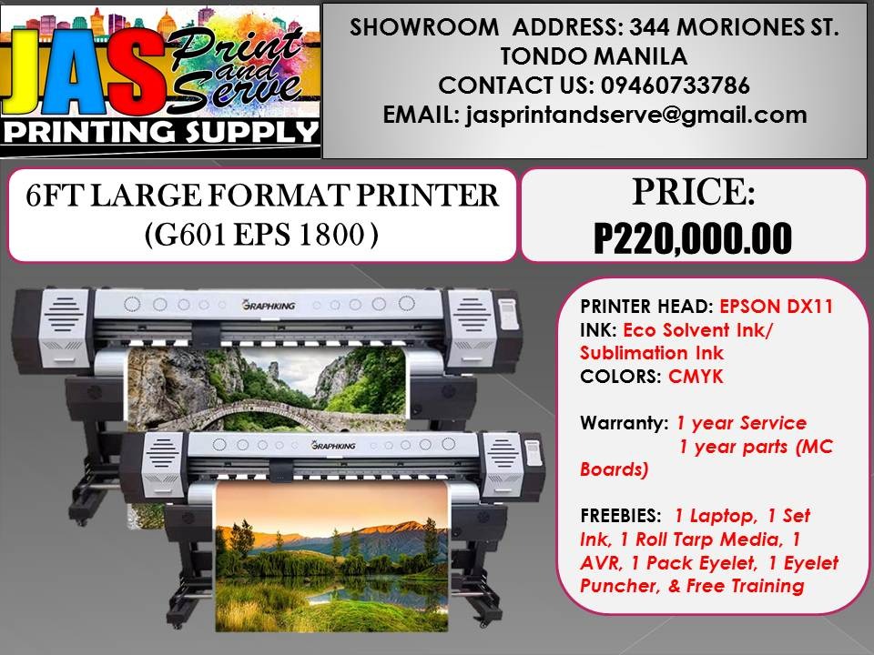 6ft LARGE FORMAT PRINTER MACHINE, Computers & Tech, Printers, Scanners ...