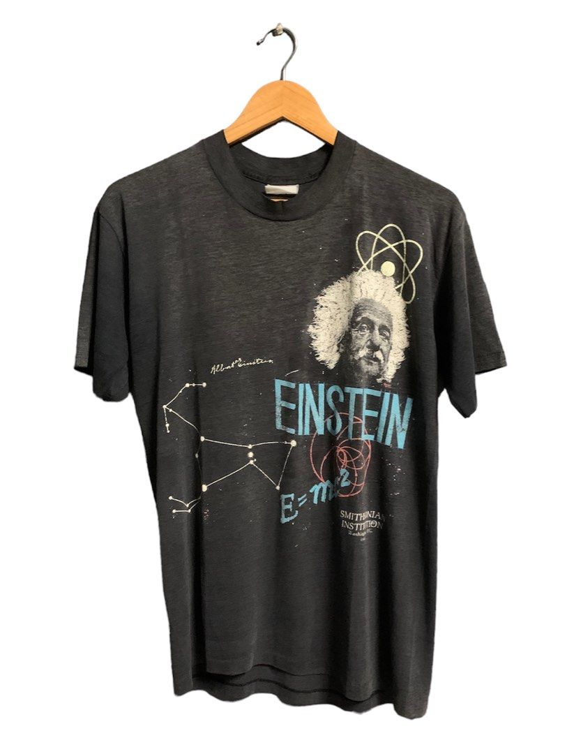 80s Vintage Albert Einstein kain kelambu, Men's Fashion, Tops & Sets, Tshirts & Polo Shirts on ...