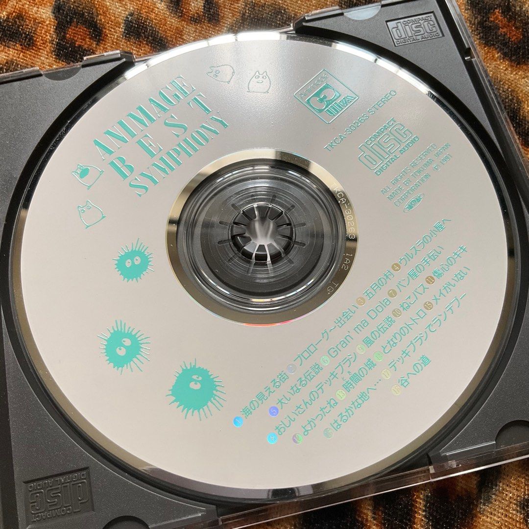 [宮崎駿] ANIMAGE BEST SYMPHONY CD 東芝版 1A2 送台灣版CD 久石讓, 興趣及遊戲, 音樂樂器 & 配件, 音樂 ...
