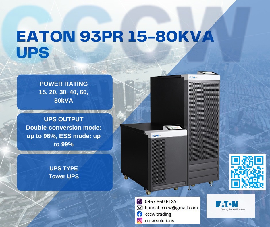 📌 EATON 93PR 15-80KVA UPS 3PHASE, Computers & Tech, Office & Business Technology on Carousell