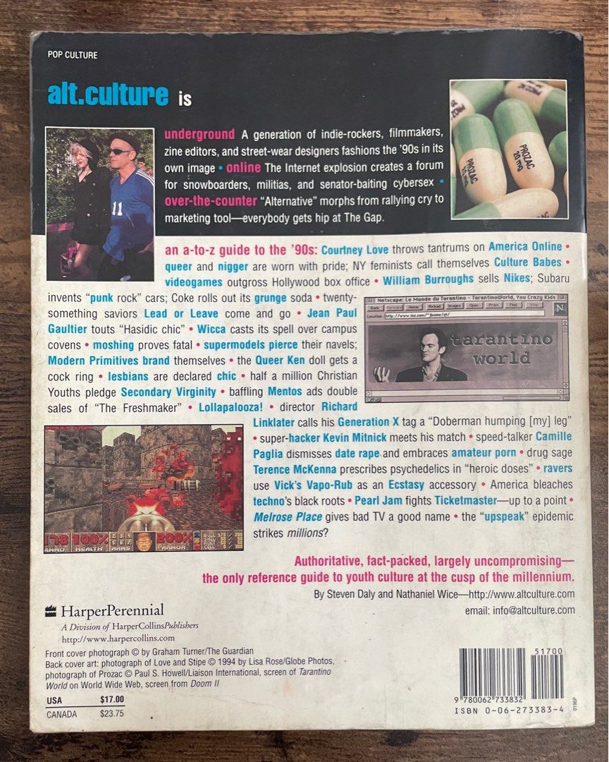 Alt. Culture: An A-To-Z Guide to the '90S-Underground, Online, and Over ...