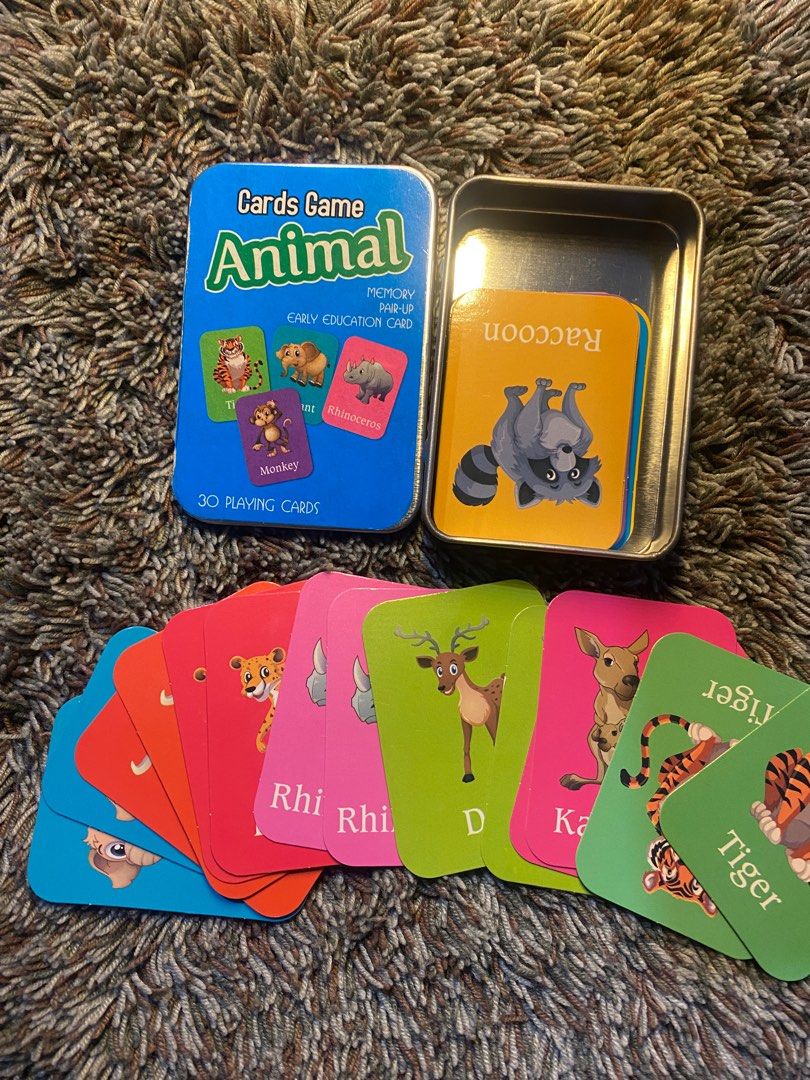 Animal memory game on Carousell