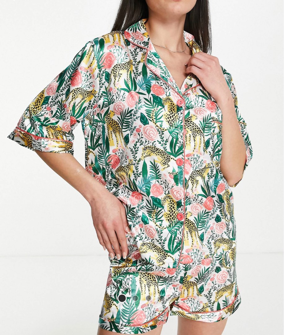 Asos satin pyjamas, Women's Fashion, Undergarments & Loungewear on ...