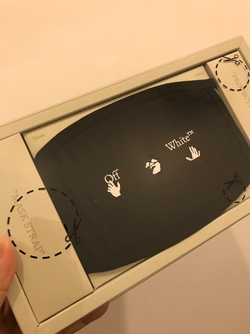 Authentic Off-White (Virgil Abloh Ampre Pacific Collab) Face Mask with ...