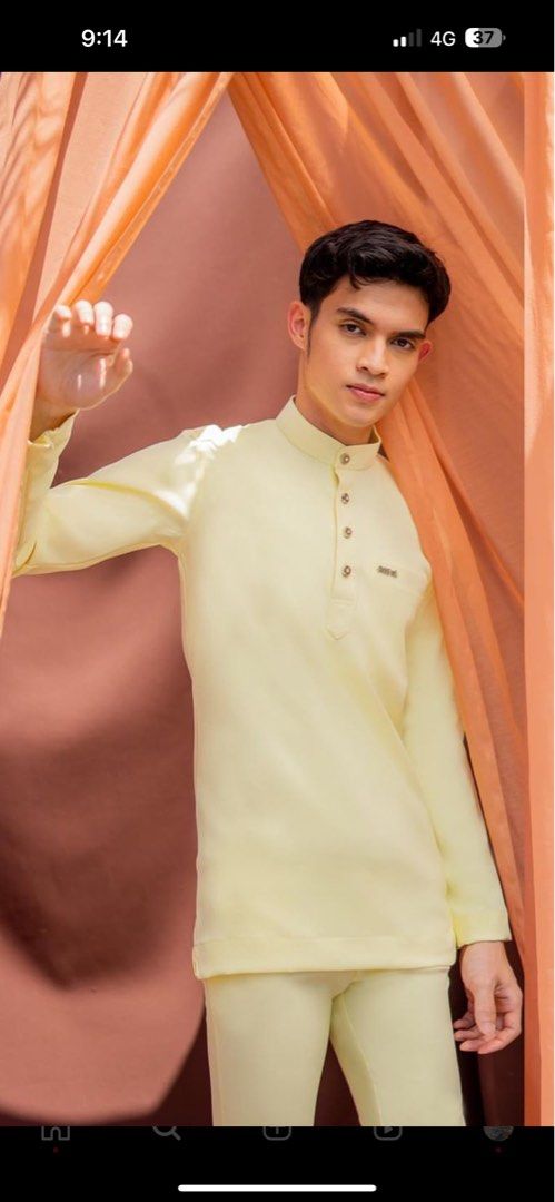 BAJU MELAYU RIFAL, Men's Fashion, Tops & Sets, Sets & Coordinates on ...
