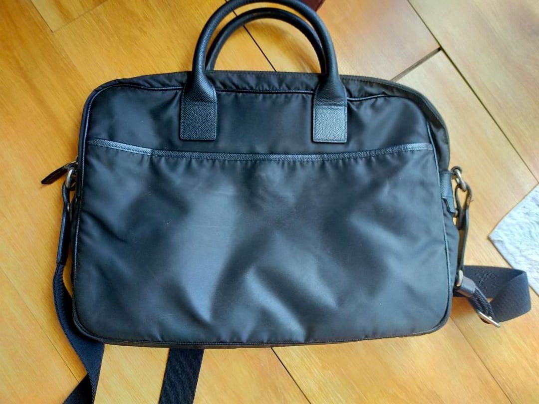 Bally original nylon laptop messenger bag, Luxury, Bags & Wallets on Carousell