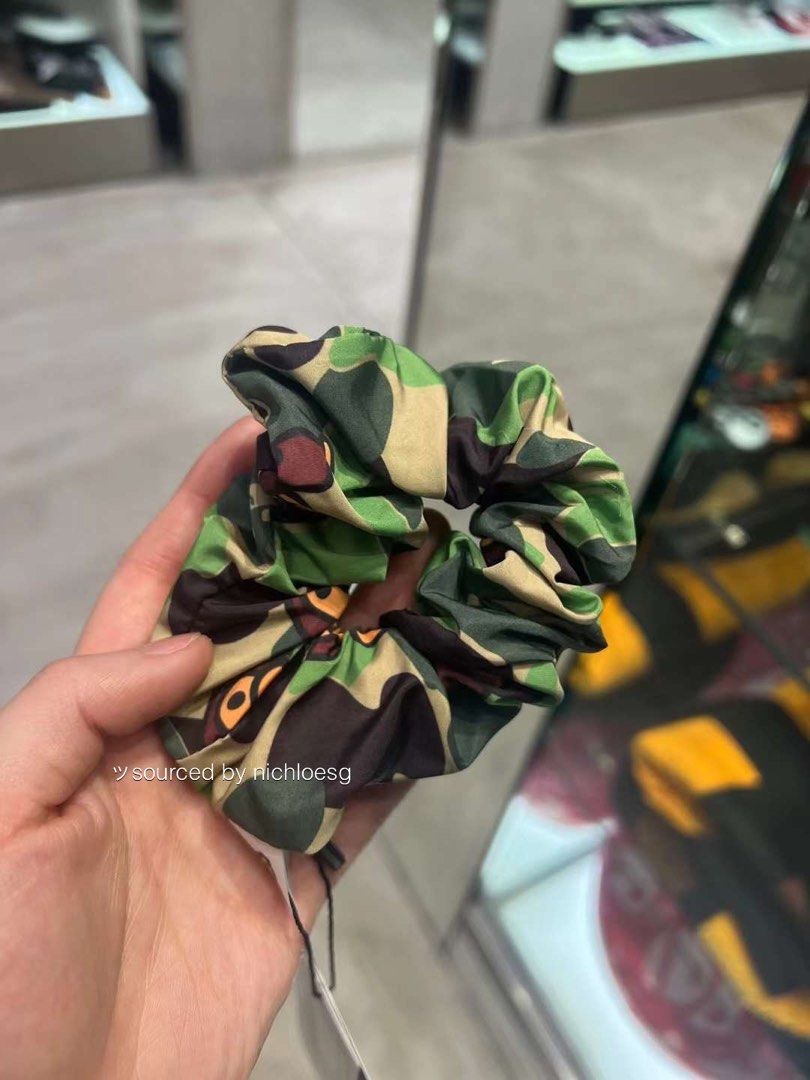 BAPE BABY MILO ABC CAMO MILO SCRUNCHIE (BMS), Women's Fashion, Watches ...