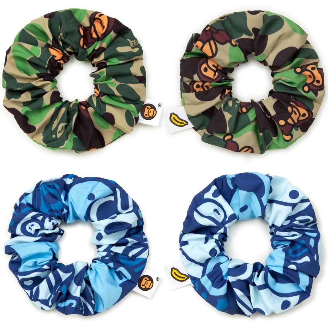 BAPE BABY MILO ABC CAMO MILO SCRUNCHIE (BMS), Women's Fashion, Watches ...