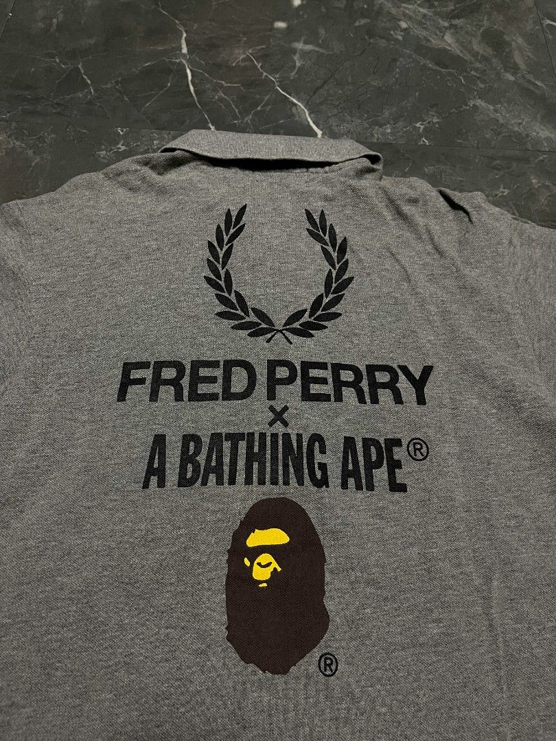 Bape X Fred Perry 60th Anniversary Collection, Men's Fashion, Tops ...