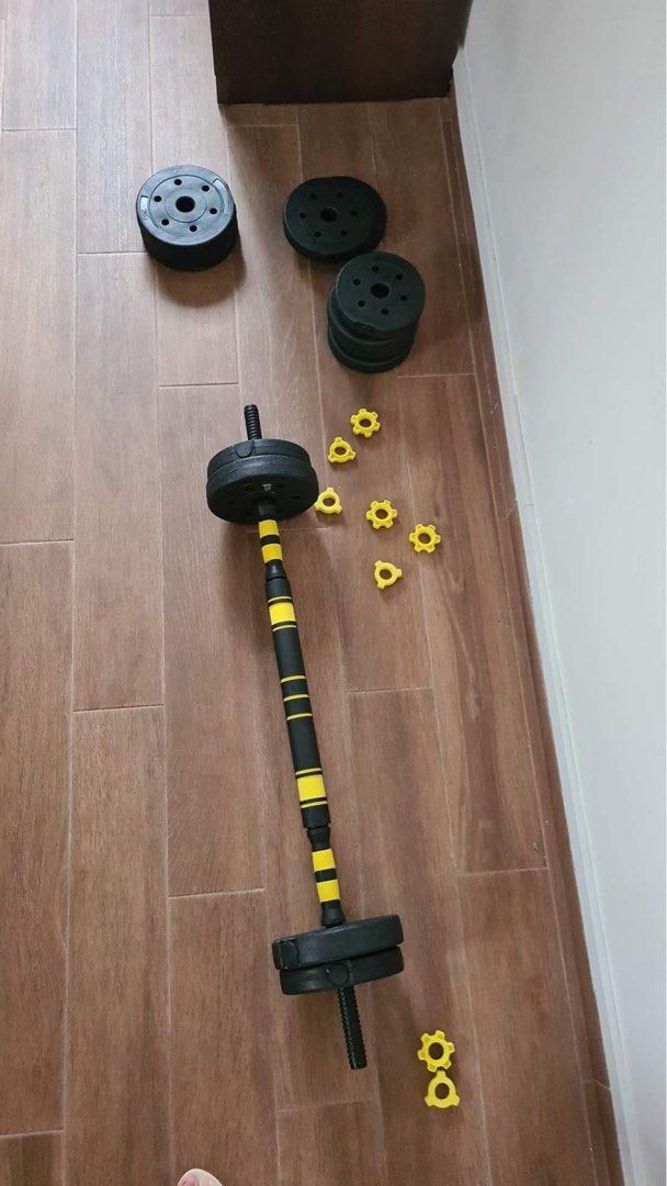 Barbell 30kg weights combinations, Sports Equipment, Exercise & Fitness ...