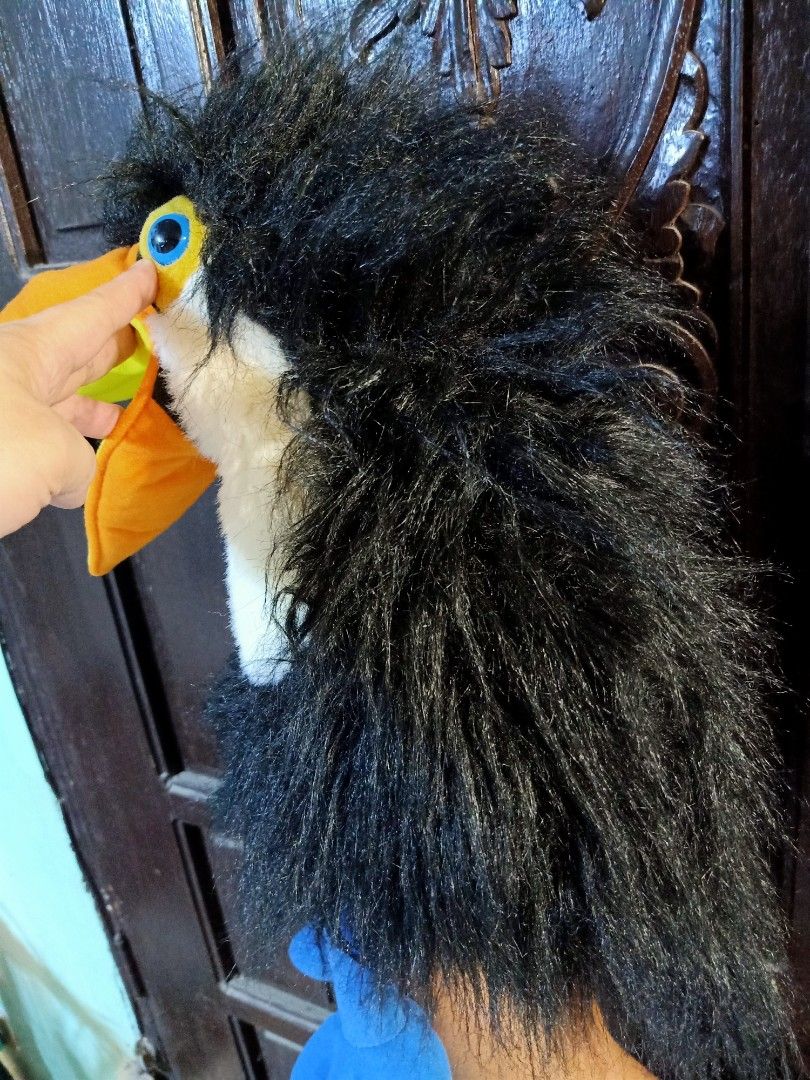 BEAUTIFUL REALISTIC BLACK BIRD HAND PUPPET, Hobbies & Toys, Toys ...