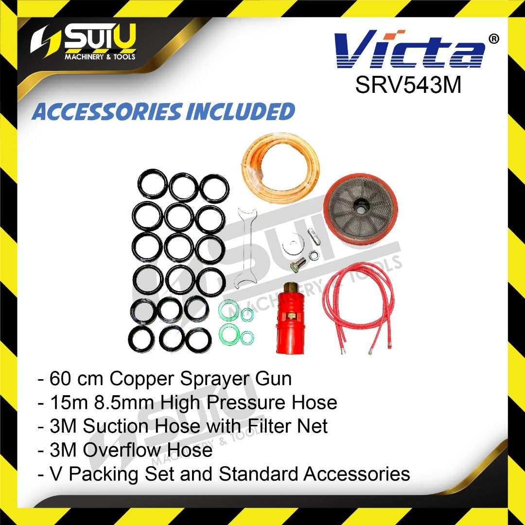 [BELT DRIVE MOTOR] VICTA SRV543M 3HP Power Sprayer / Penyembur Kuasa ...