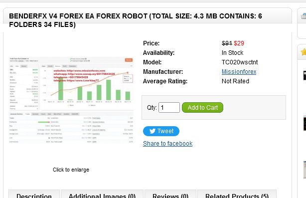 BenderFX V4 Forex EA Forex Robot (Total size: 4.3 MB Contains: 6 ...