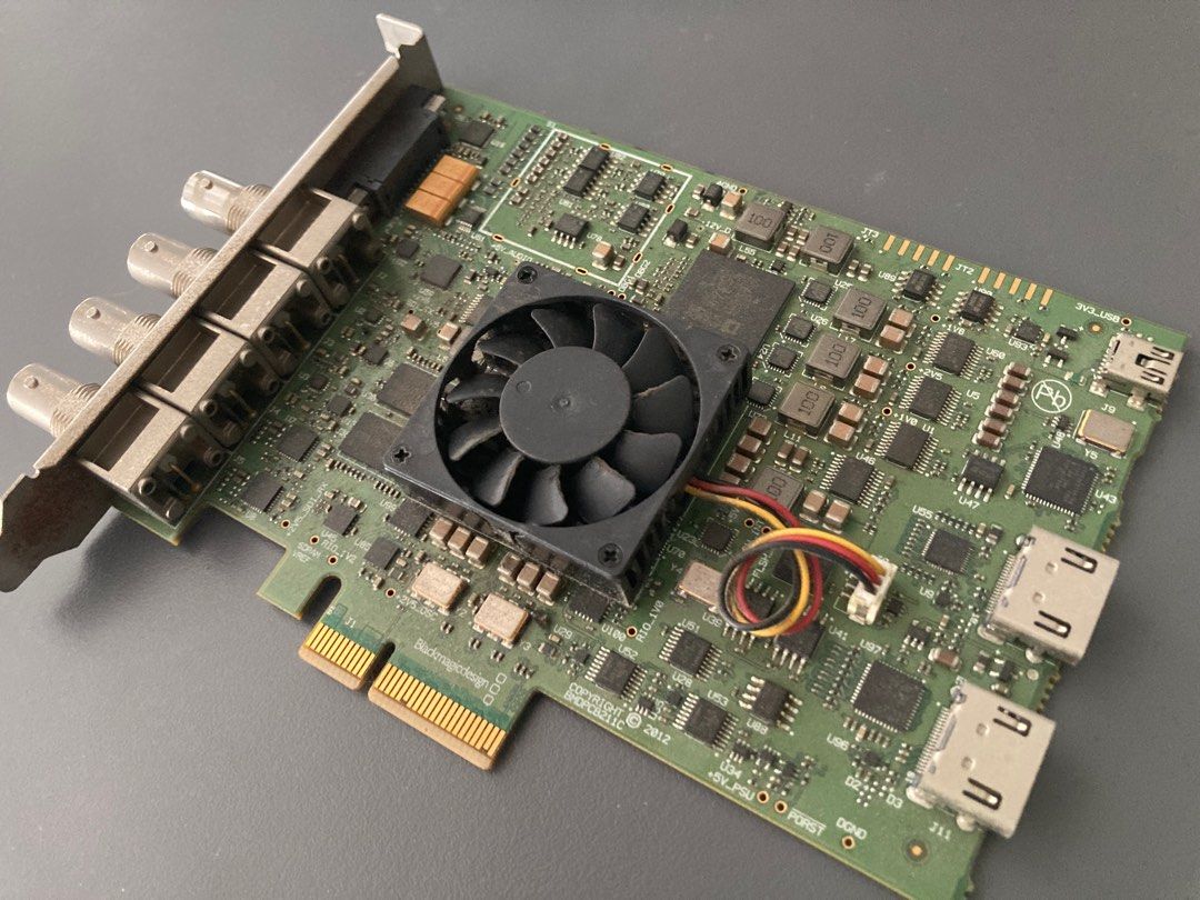 Blackmagic Decklink 4K Extreme 6G SDI video card, Computers & Tech ...