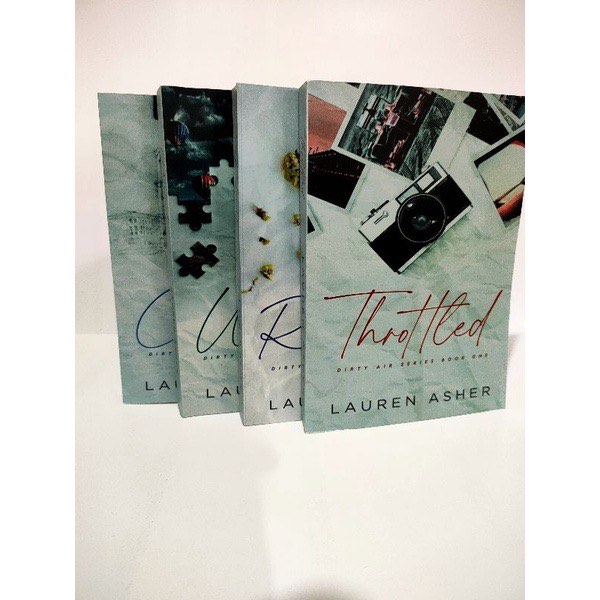 (Book Dirty Air series) collided,redeemed,wrecked,throttled, by lauren asher, Hobbies & Toys ...