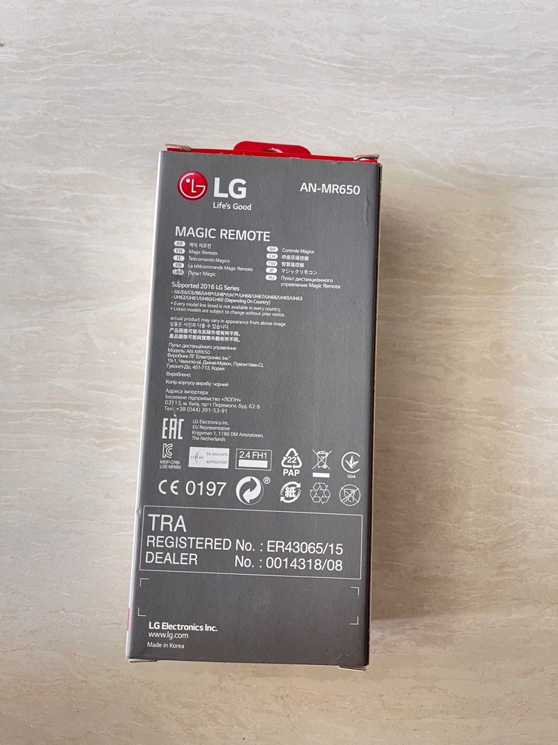 Brand New LG TV REMOTE AN-MR650, TV & Home Appliances, TV ...