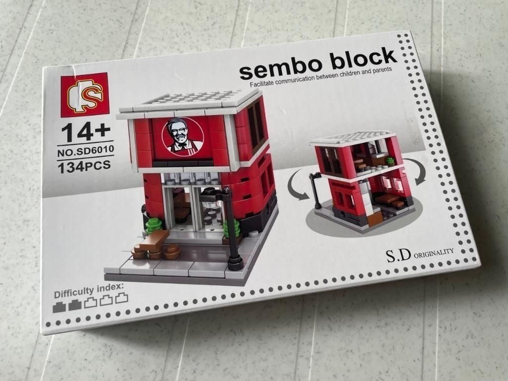 Brand New Sembo block LEGO inspired KFC Kentucky Fried Chicken and ...