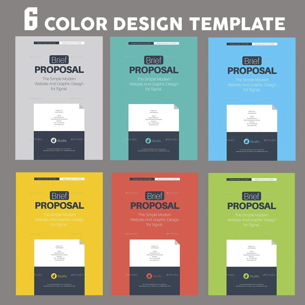 Brief Proposal Templates in MS Word | InDesign, Computers & Tech, Parts ...