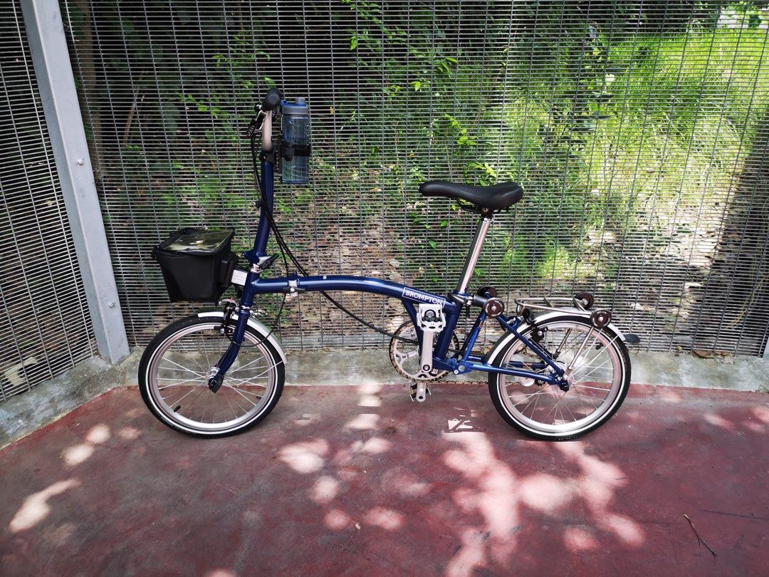 Brompton M3L Tempest Blue, Sports Equipment, Bicycles & Parts, Bicycles ...