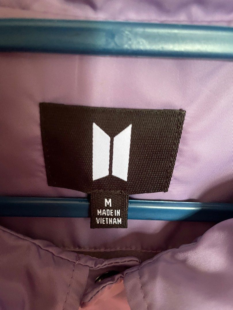 BTS Army Vintage Coach Jacket Purple, Women's Fashion, Coats, Jackets ...