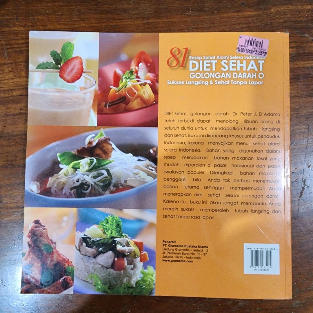 Buku Resep Diet Golongan Darah O on Carousell Buku Resep Diet Golongan Darah O on Carousell