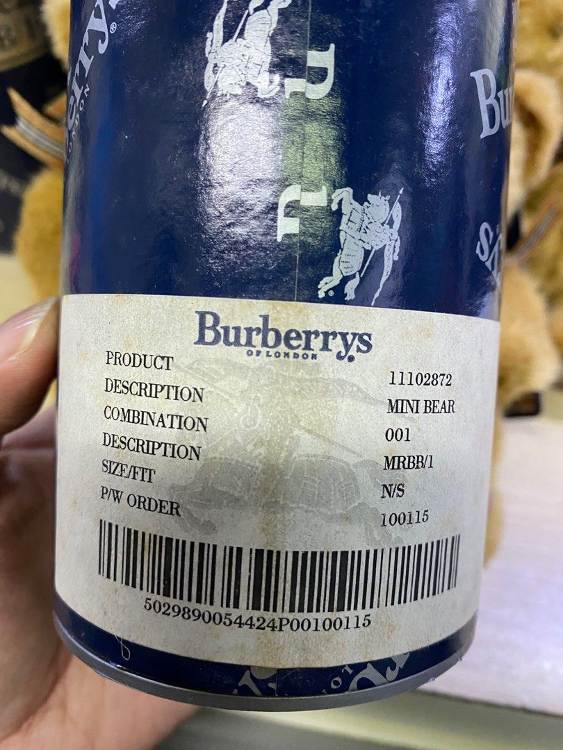 Burberry MRRB 17mm Mini Bear, Hobbies & Toys, Memorabilia ...