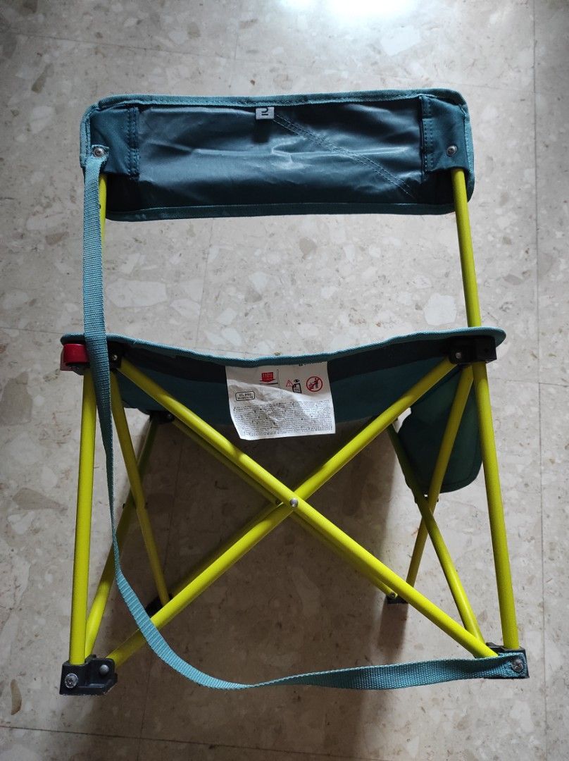 Camping chair(Quechua low foldable camping chair), Sports Equipment ...