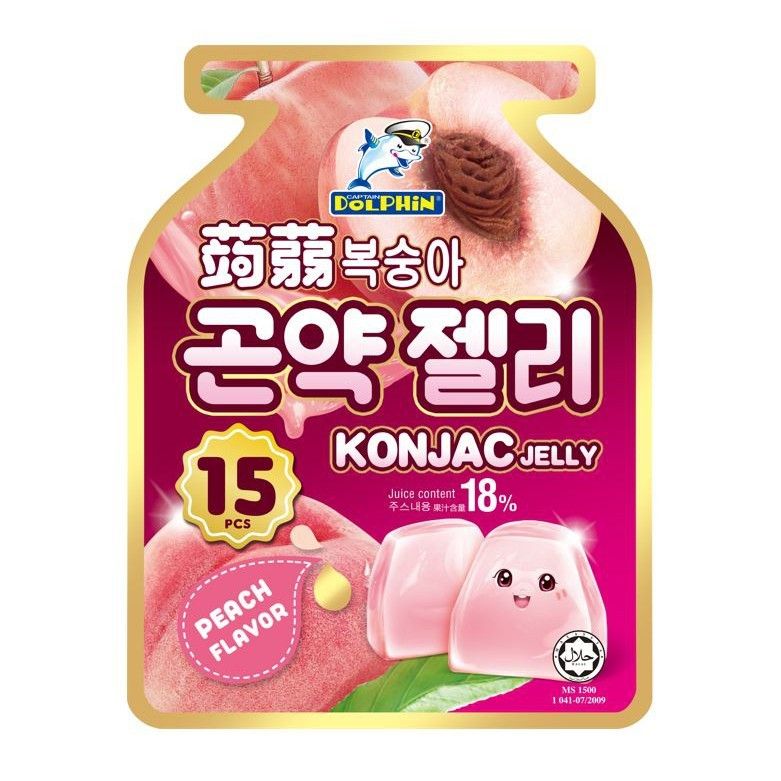 Captain Dolphin Konjac jelly assorted fruit jelly Japanese Korean jelly ...