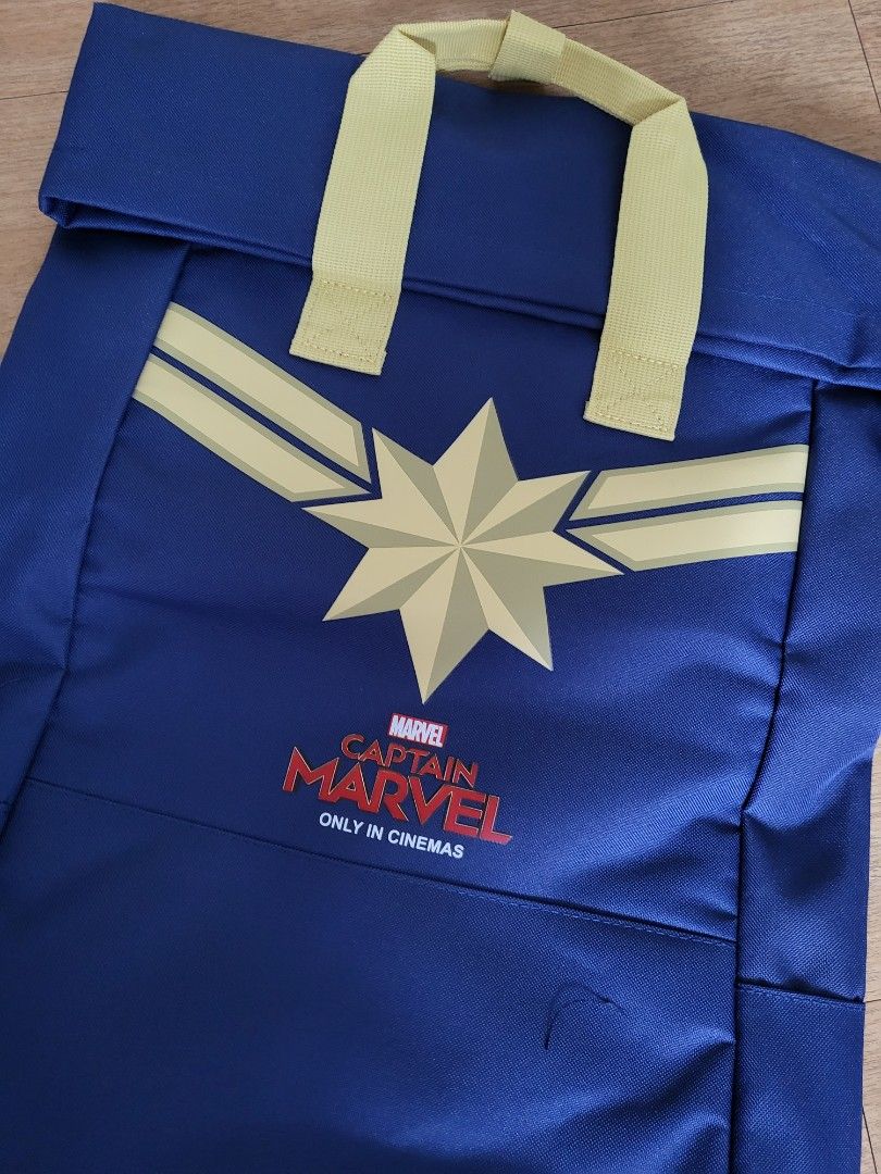 Captain Marvel Official Movie Backpack, Men's Fashion, Bags, Backpacks ...