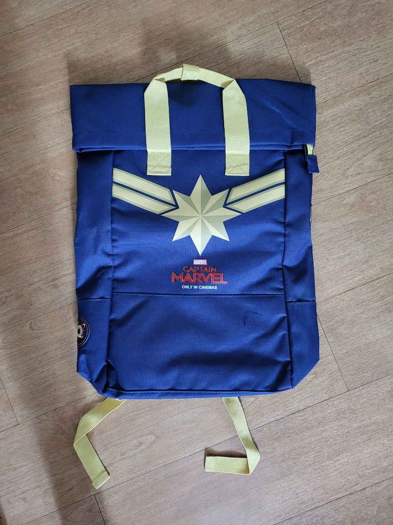 Captain Marvel Official Movie Backpack, Men's Fashion, Bags, Backpacks ...