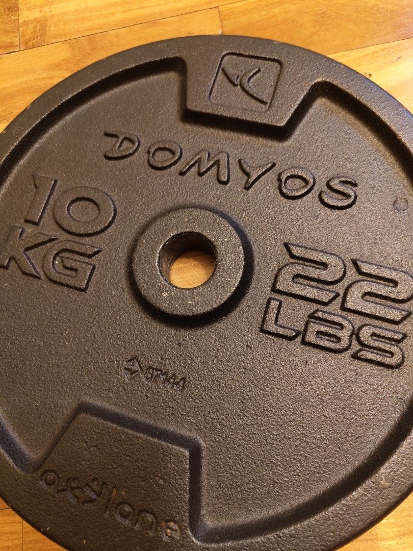 Cast iron Weight plates, Sports Equipment, Exercise & Fitness, Weights ...