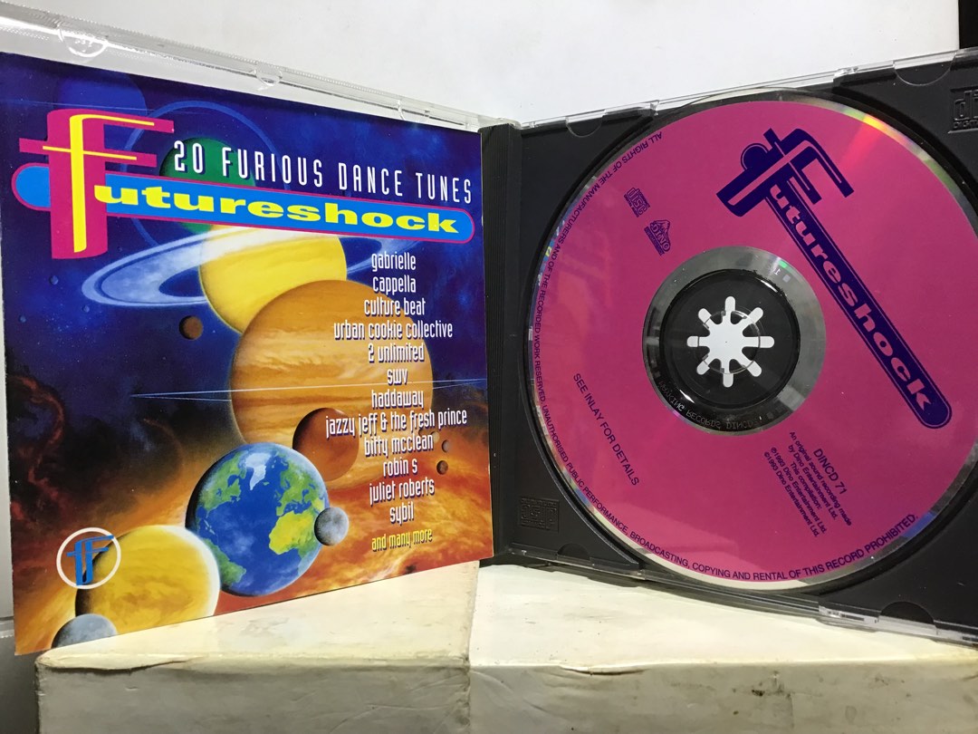 CD Futureshock - 2 unlimited Gabrielle culture beat jazzy Jeff OOP ...