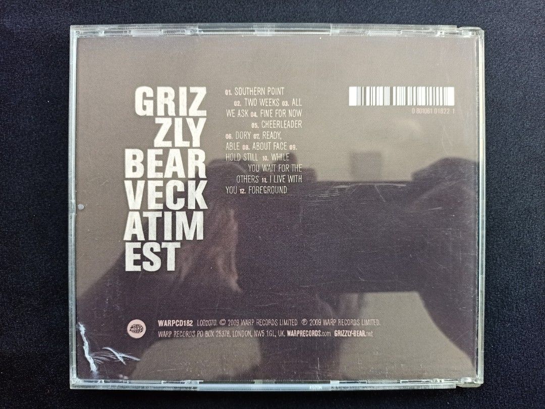 CD Grizzly Bear : veckatimest, Hobbies & Toys, Music & Media, CDs & DVDs on Carousell