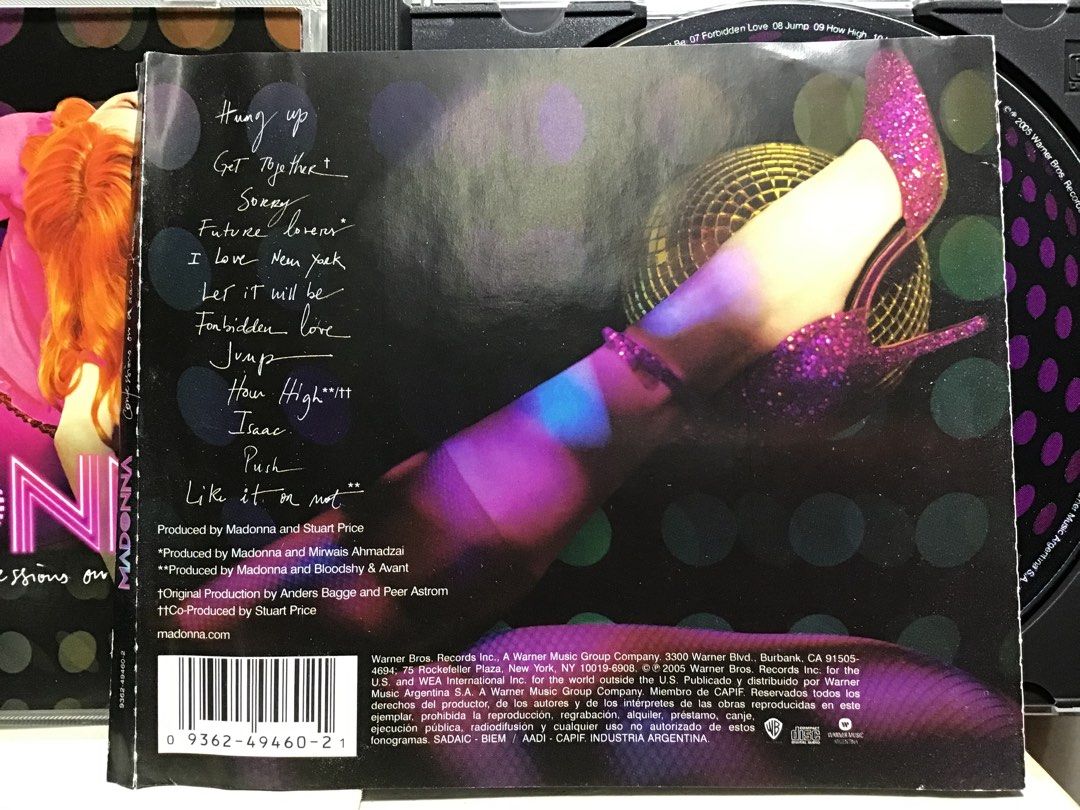 CD Madonna - Confessions on a Dance Floor OOP ORIGINAL 2005 PRESS CD Anubis Pop, Hobbies & Toys ...