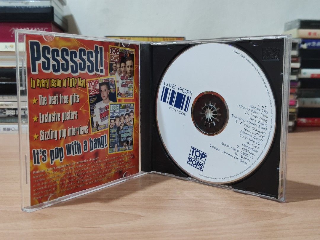 (CD) Top Of The Pops Mag Presents Live Pop! Vol 1, Hobbies & Toys ...