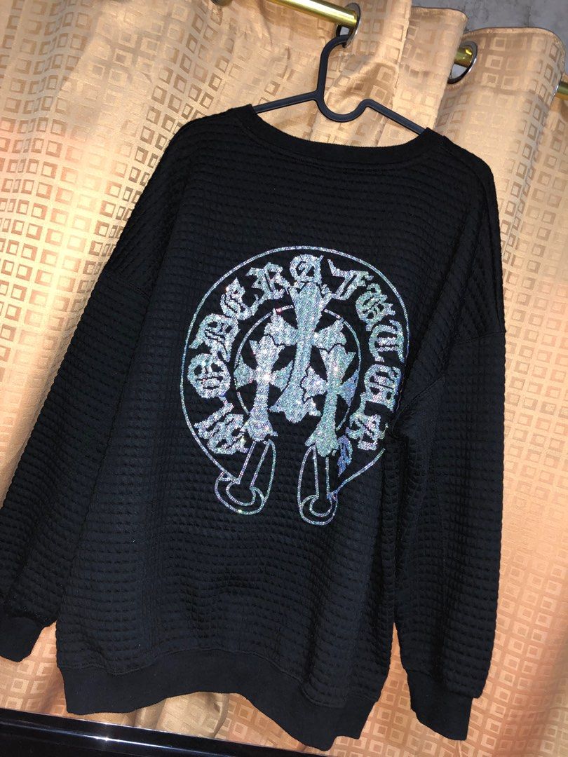 Chrome hearts X Cross Modera future sweatshirt, Women's Fashion, Coats ...