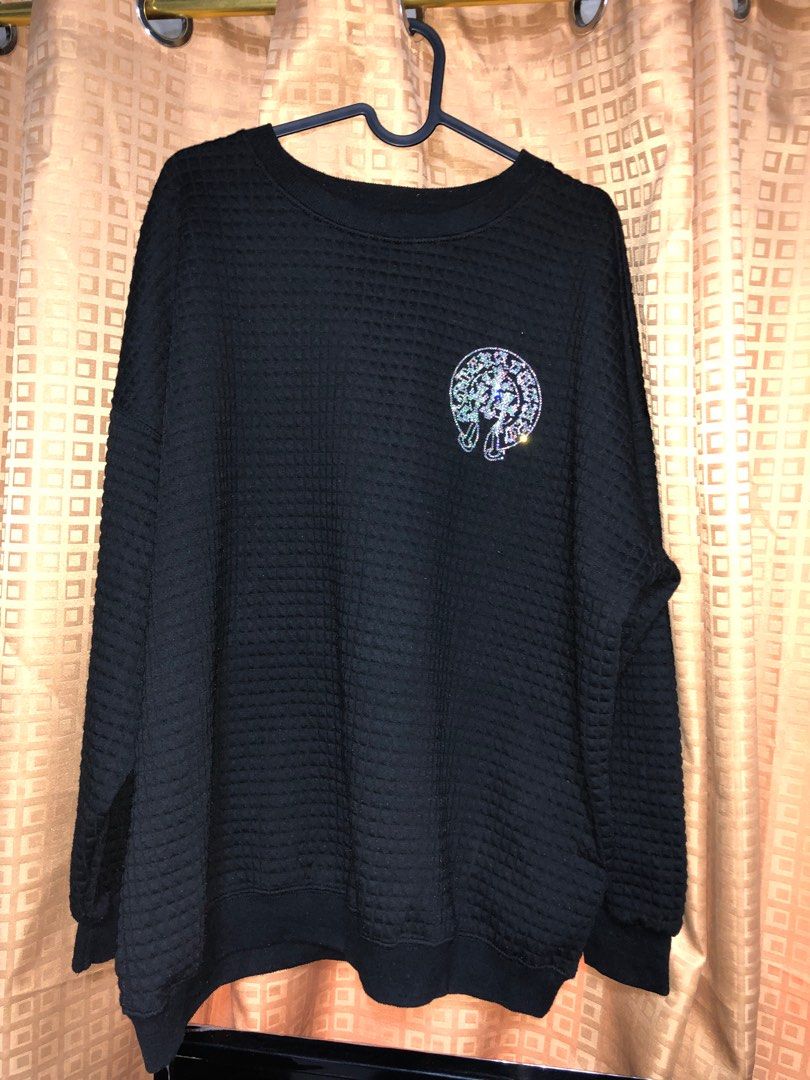 Chrome hearts X Cross Modera future sweatshirt, Women's Fashion, Coats ...