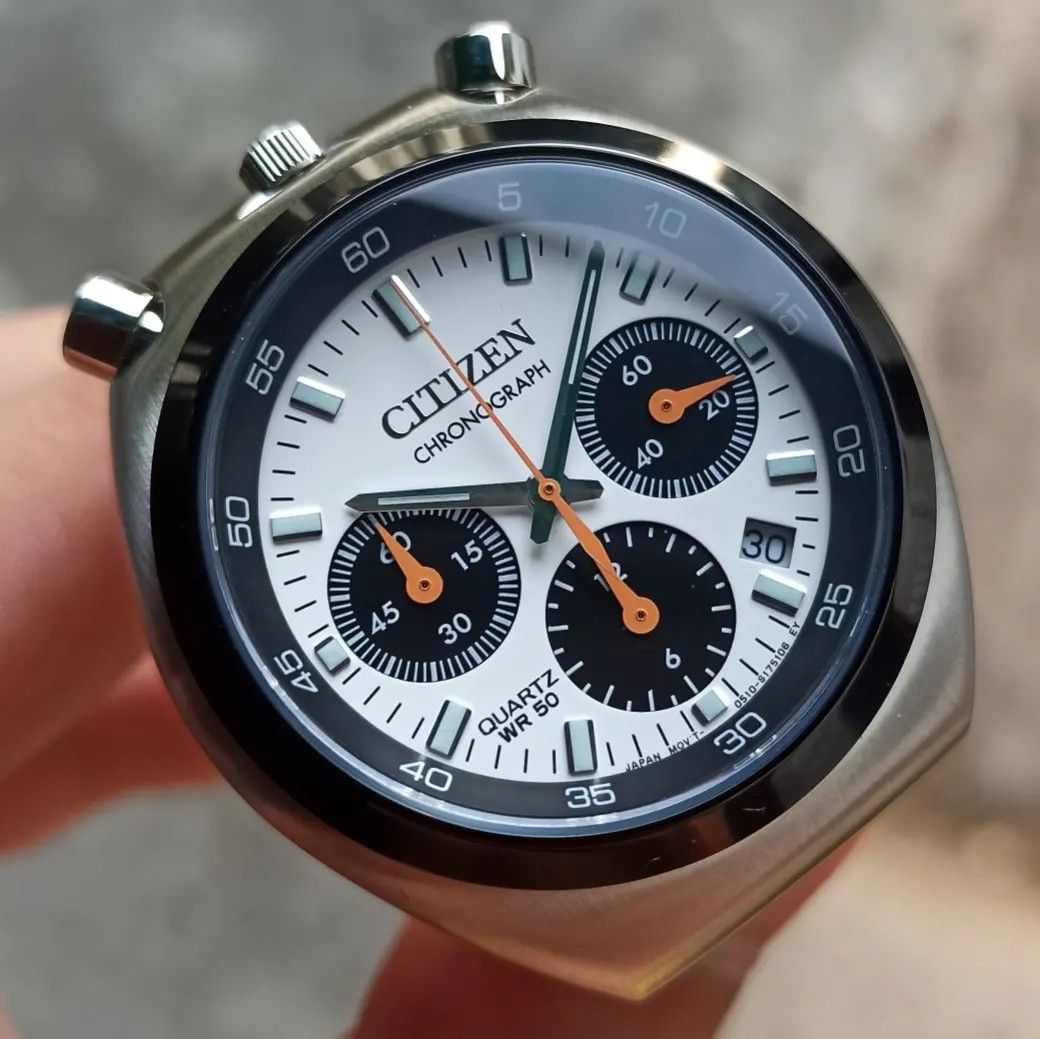 Citizen Bullhead Reissue - Panda Record Label - Tsuno Chronograph ...