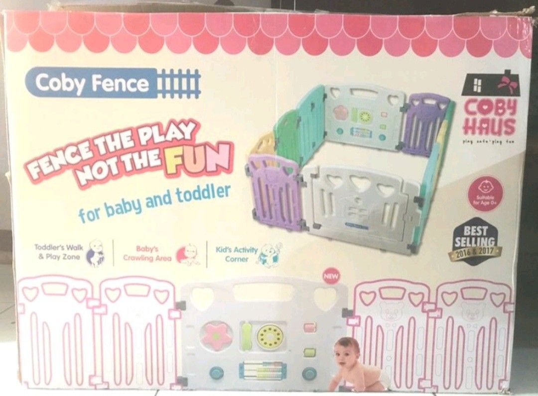 Coby Haus Fence Pagar Bayi, Bayi & Anak, Mainan & Baby Walker di Carousell